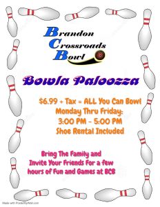 Specials - Brandon Crossroads Bowl