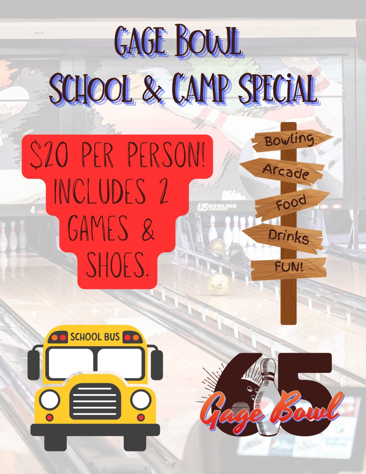 Specials - Gage Bowl